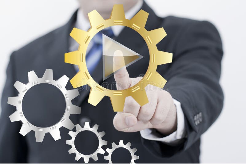 Let us starting a project stock illustration. Illustration of business ...