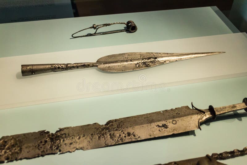 Lethal Sharp Pointed Medieval Spear Tip Editorial Image - Image of laid ...