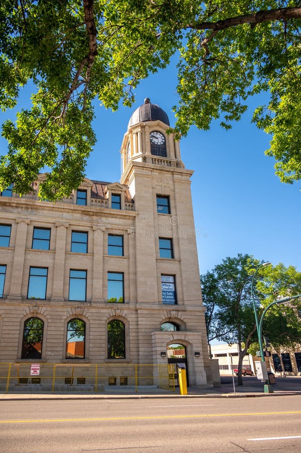 Lethbridge`s Historic Post Office Building Editorial Stock Photo ...