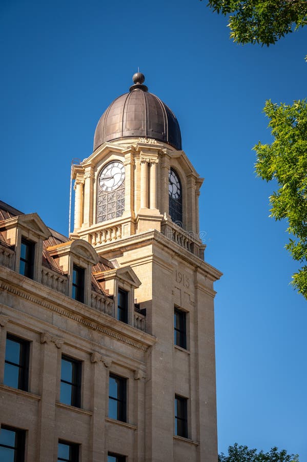 Lethbridge`s Historic Post Office Building Stock Photo - Image of ...