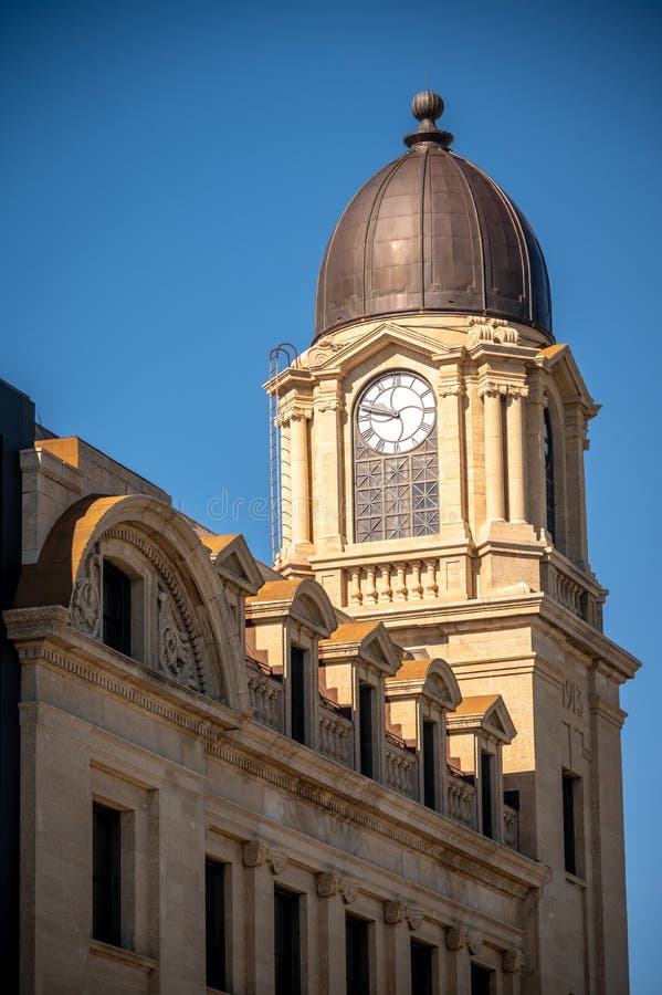 Lethbridge`s Historic Post Office Building Stock Photo - Image of ...