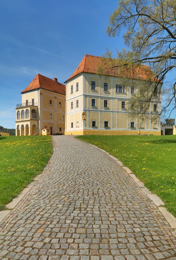 Letovice Castle in Czech Republic Stock Image - Image of historical ...