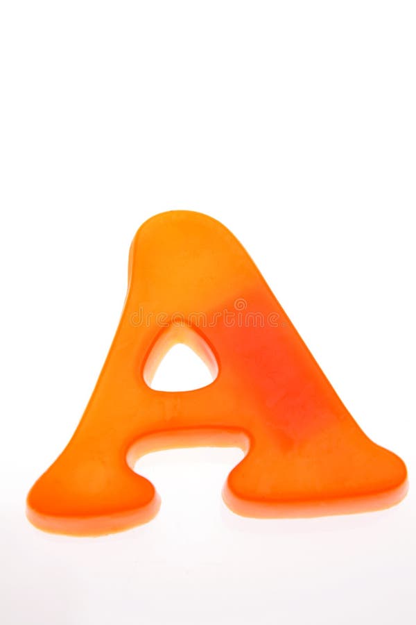 Letra a imagen de archivo. Imagen de color, juego, icono - 3359591