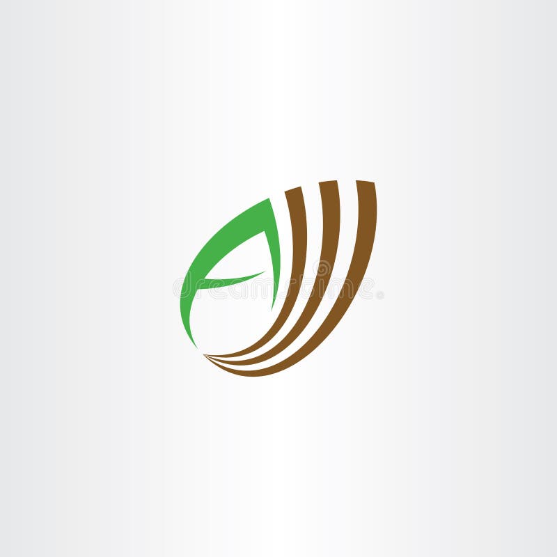 Letra Almendra Símbolo De Vector Logo Ilustración del Vector ...