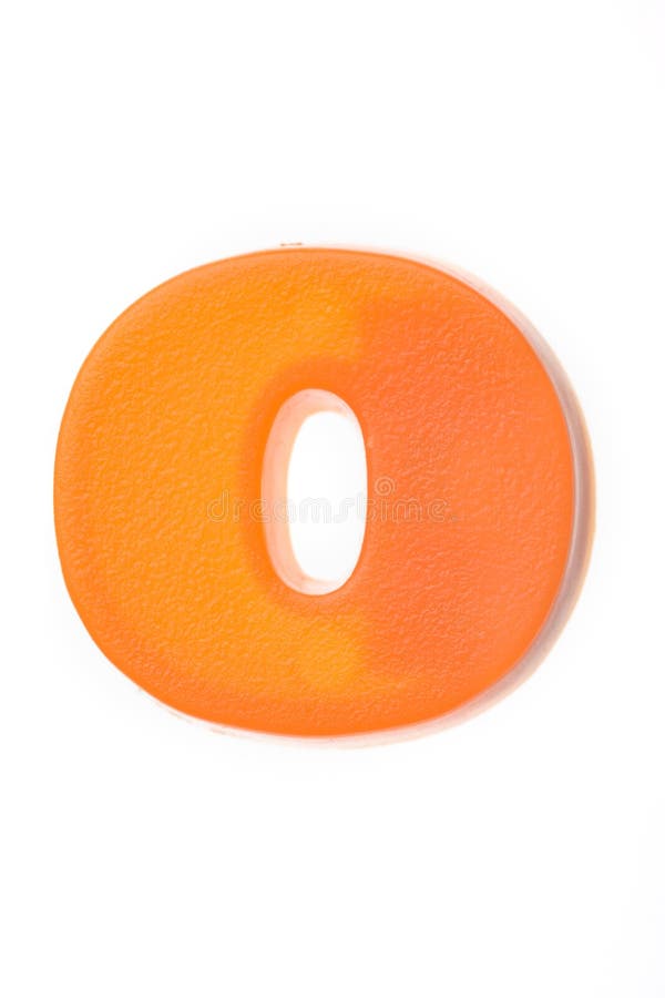 Letra anaranjada o imagen de archivo. Imagen de fuente - 6267347