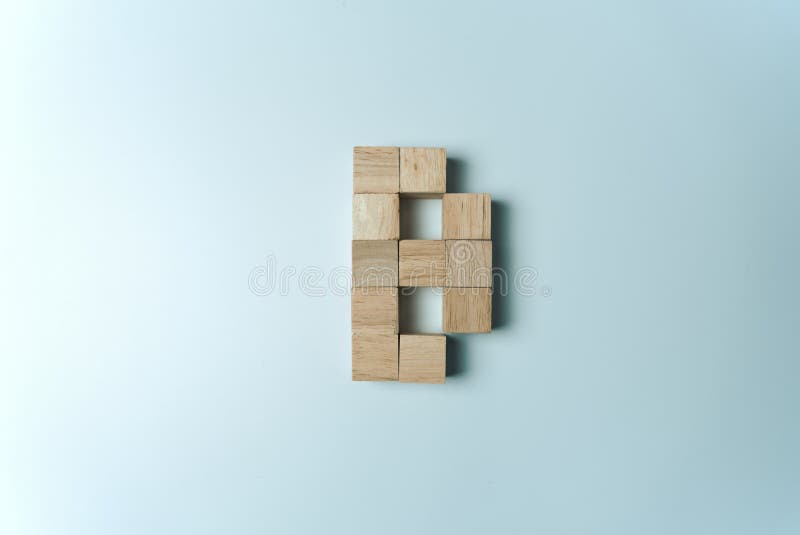 Letra b de dados de madera imagen de archivo. Imagen de carta - 237874743