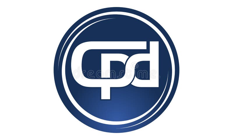Letra CPD Logo Design Template Ilustración del Vector - Ilustración de ...
