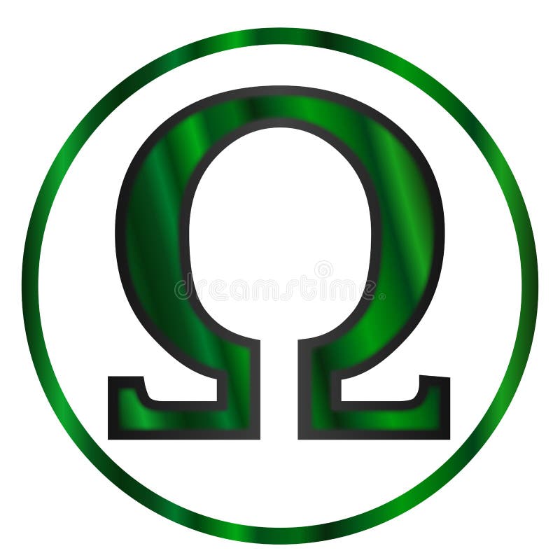 Ícones - Símbolo Grego Omega Ilustração do Vetor - Ilustração de ícones ...