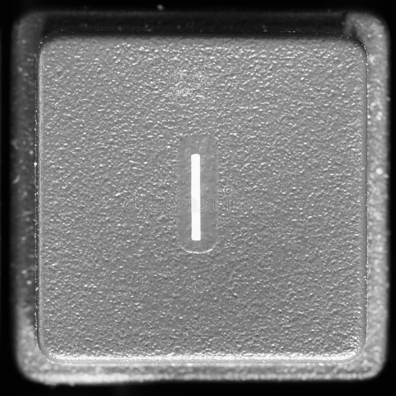 Letra I No Teclado Do Computador Foto de Stock - Imagem de caso ...