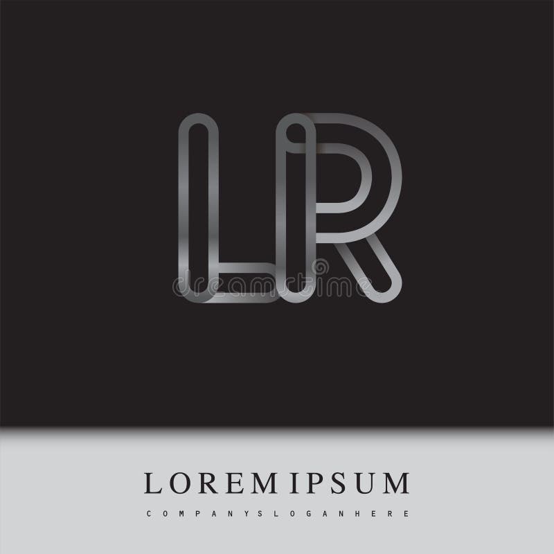 Letra Inicial Del Logotipo Lr Contorno Vinculado Logotipo Redondeado De ... Letra Inicial Del Logotipo Lr Contorno Vinculado Logotipo Redondeado De ...