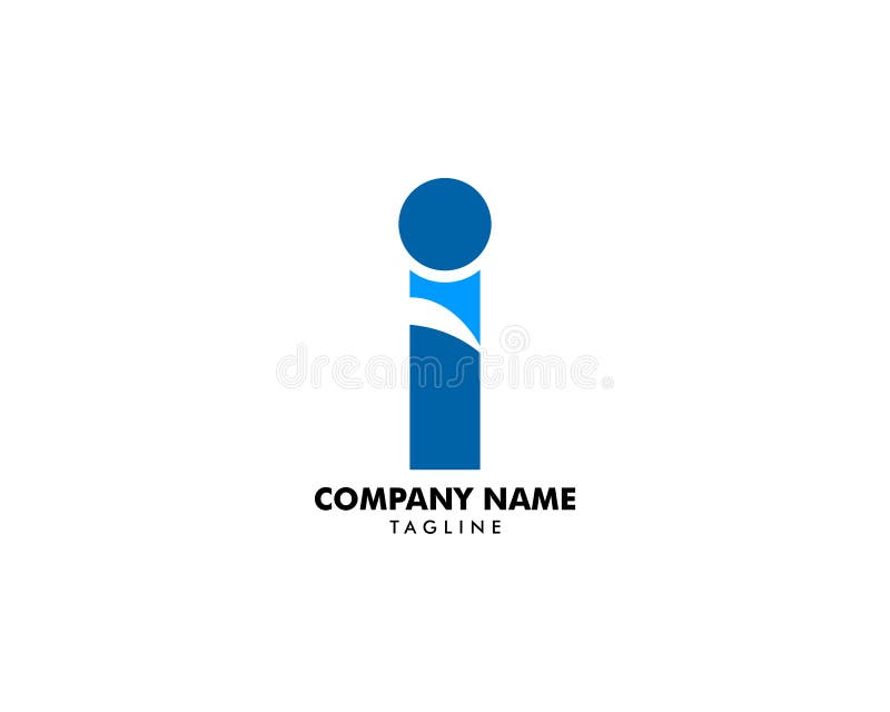 Letra Inicial I Logo Template Design Ilustración del Vector ...