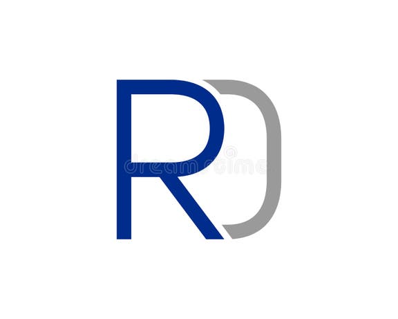 Letra Inicial RD Logo Template Design Ilustración del Vector ...