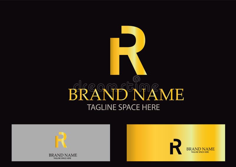 Letra Logo Design Vector De R Ilustración del Vector - Ilustración de ...