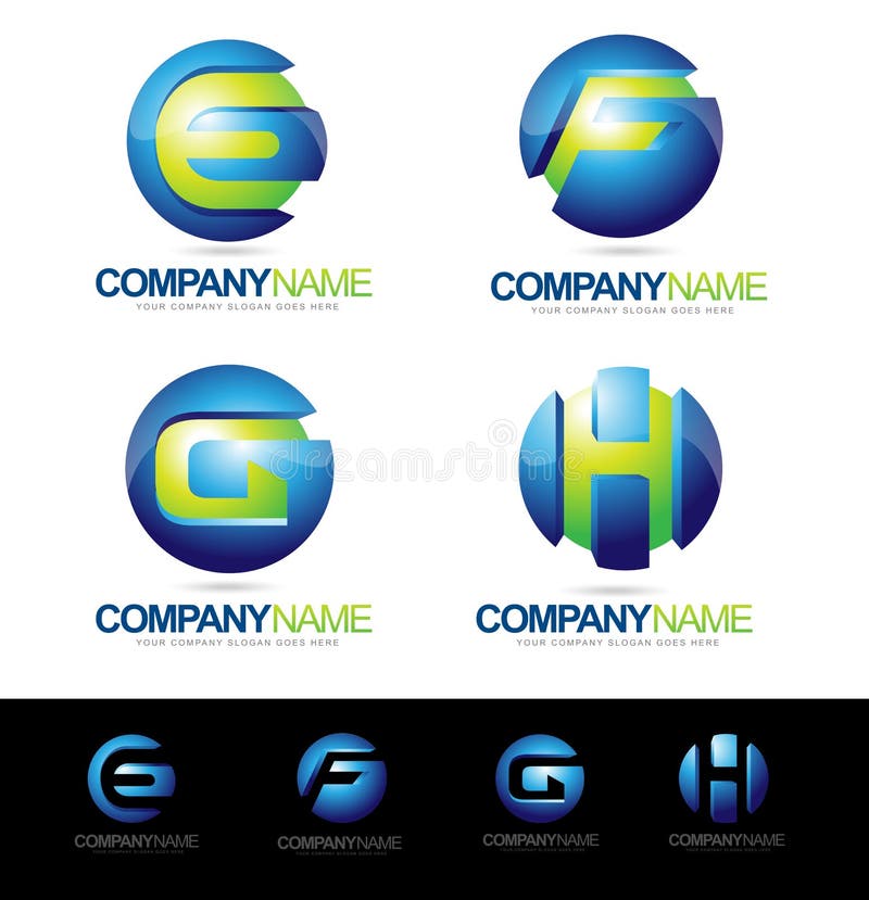 Letra Logo Designs stock de ilustración. Ilustración de elementos ...