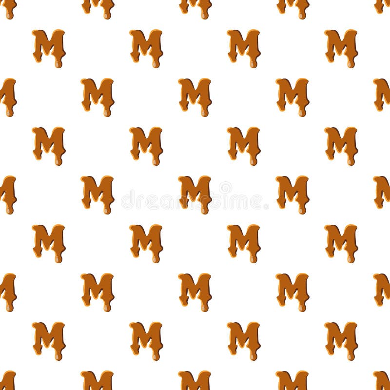 Letra M Del Modelo Del Caramelo Ilustración del Vector - Ilustración de ...