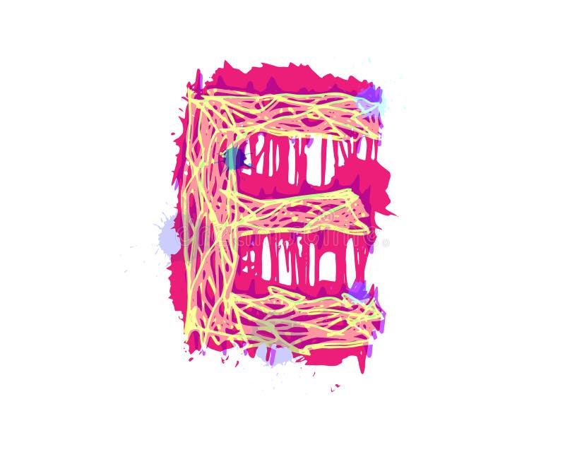 Seis Letras Multicolores G 3d Ilustración del Vector - Ilustración de ...