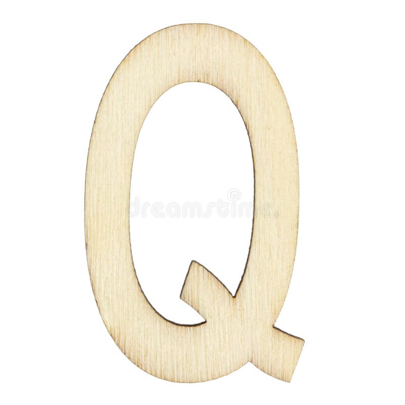Letra Q De Madeira Com Textura De Madeira Foto de Stock - Imagem de ...