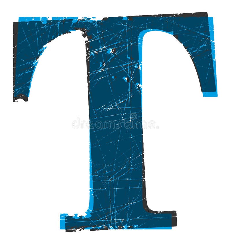 Letra riscada alternada. ilustração stock. Ilustração de colheita ...