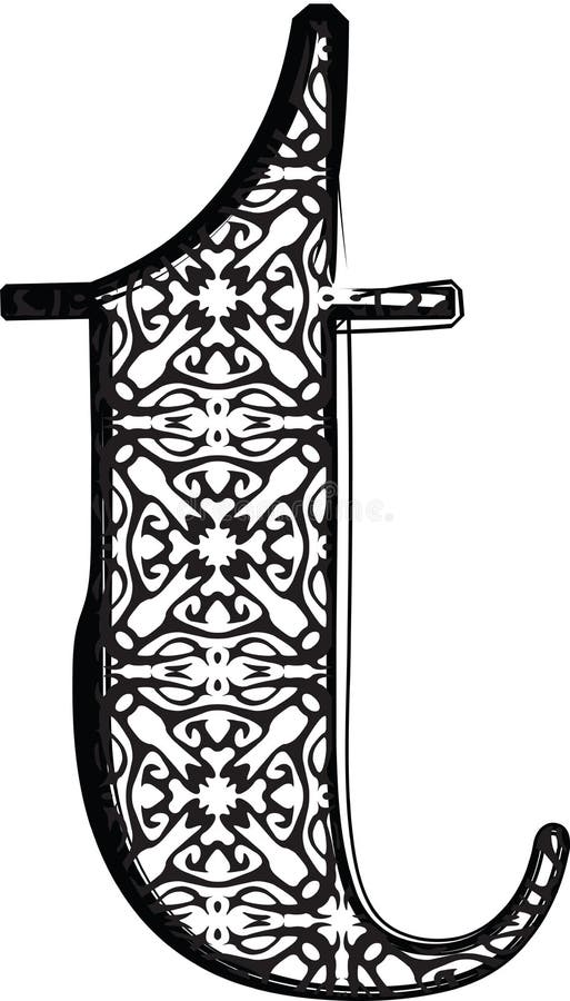 Letra t da fonte da forma ilustração do vetor. Ilustração de orgânico ...