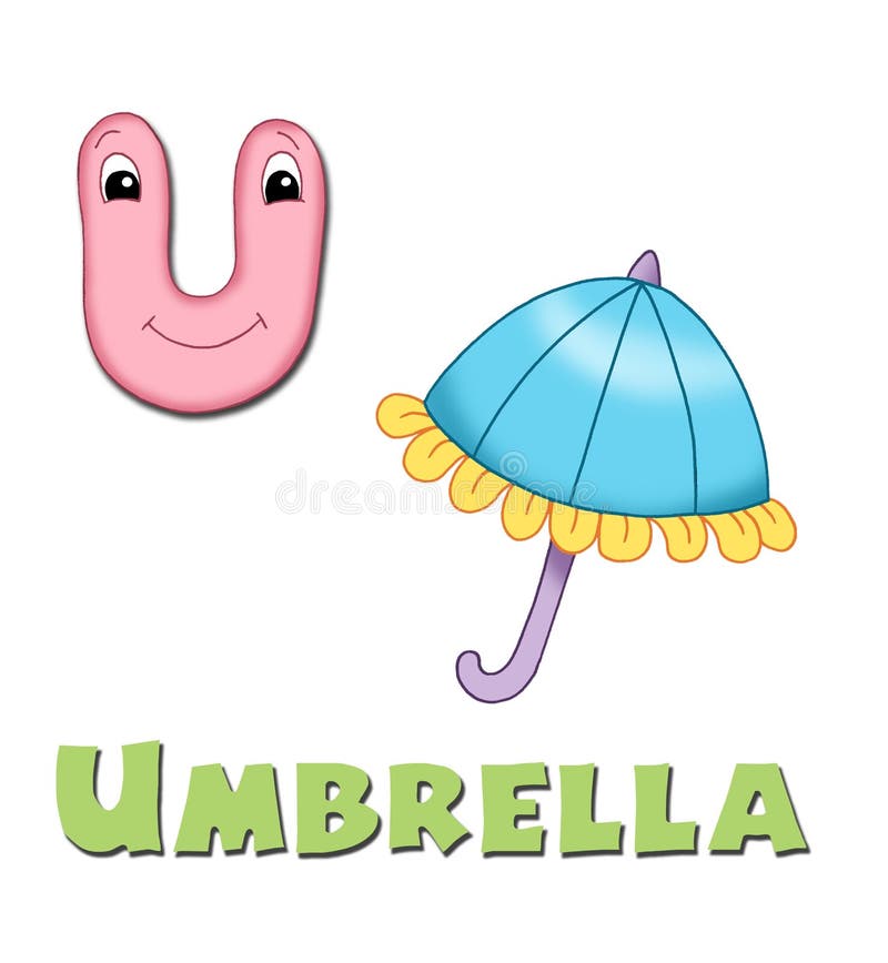 Letra U stock de ilustración. Ilustración de alfabeto - 15420631