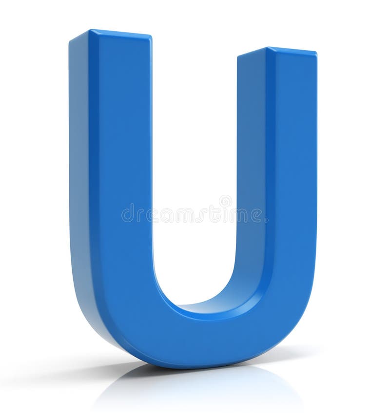 Letra u stock de ilustración. Ilustración de capital - 171325713