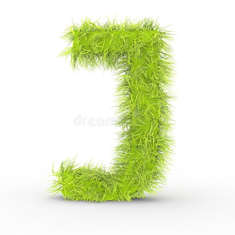 Letra Verde J Da Pele No Fundo Branco Ilustração Stock - Ilustração de ...