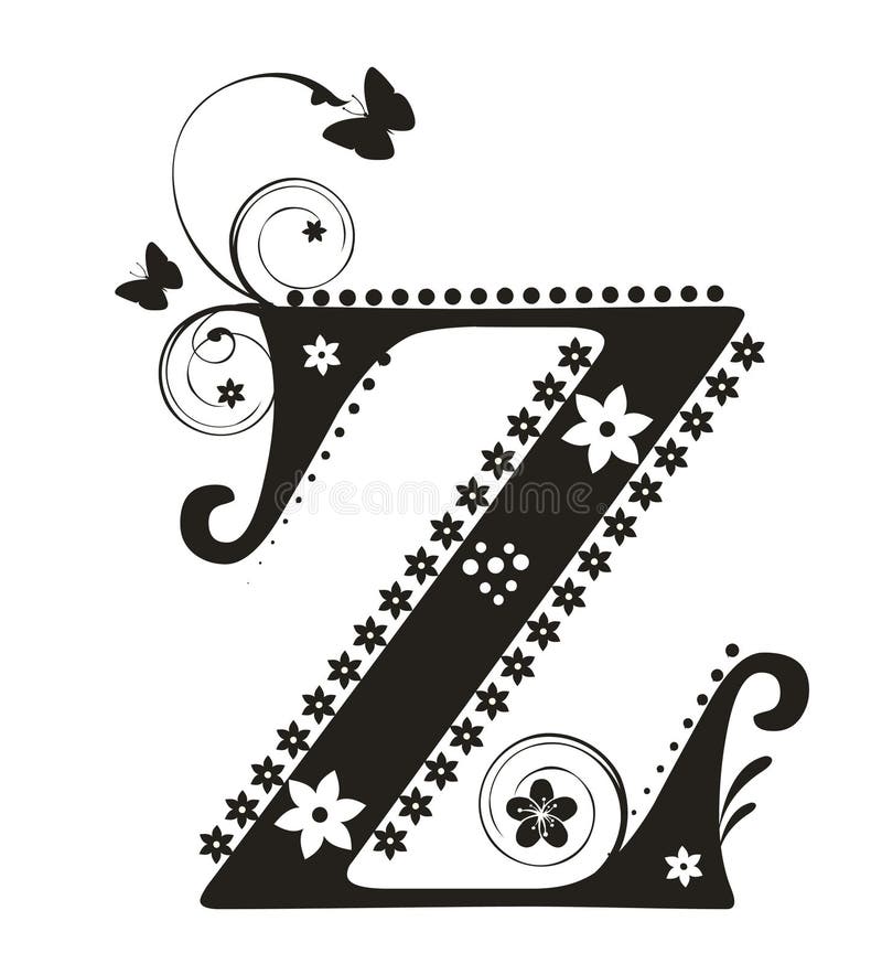 Letra Z ilustración del vector. Ilustración de naphtali - 7207347