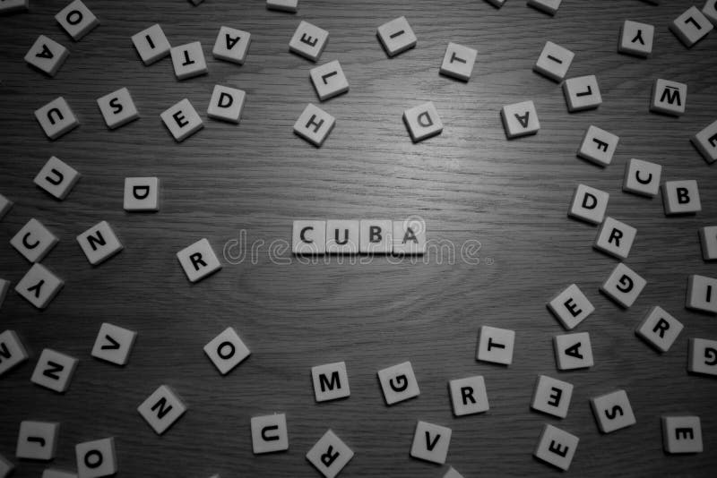 Letras imagem de stock. Imagem de palavra, cuba, letras - 99804079