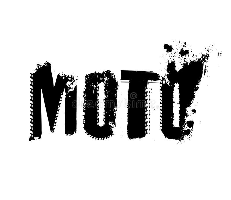 Letras De Moto Del Neumático Ilustración del Vector - Ilustración de ...