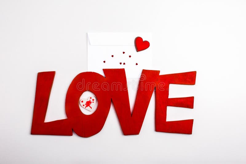Letras De Amor Rojas De La Fuente Del Texto Foto de archivo - Imagen de ...
