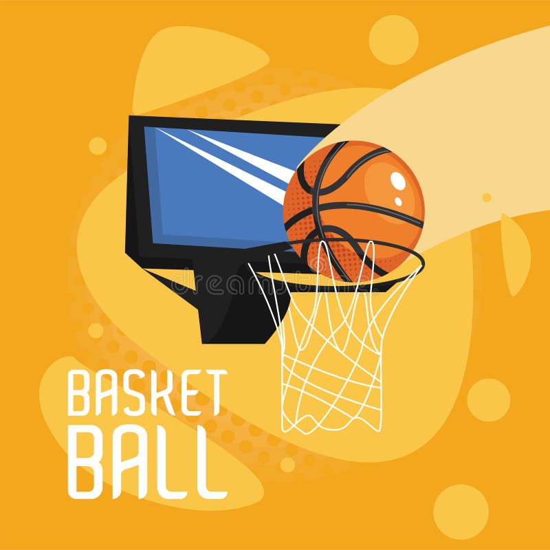Letras De Baloncesto Y Punto Ilustración del Vector - Ilustración de ...