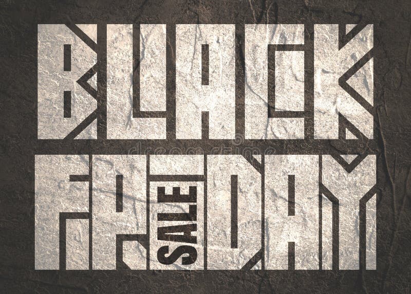 Letras de Black Friday stock de ilustración. Ilustración de fondo ...