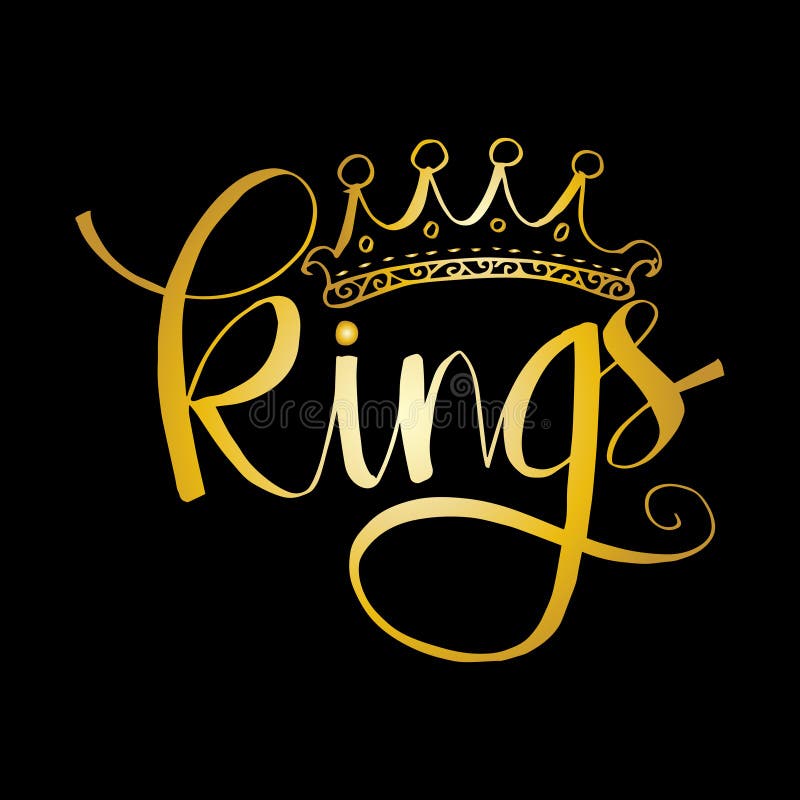 Letras De La Mano De Los Reyes Ilustración del Vector - Ilustración de ...
