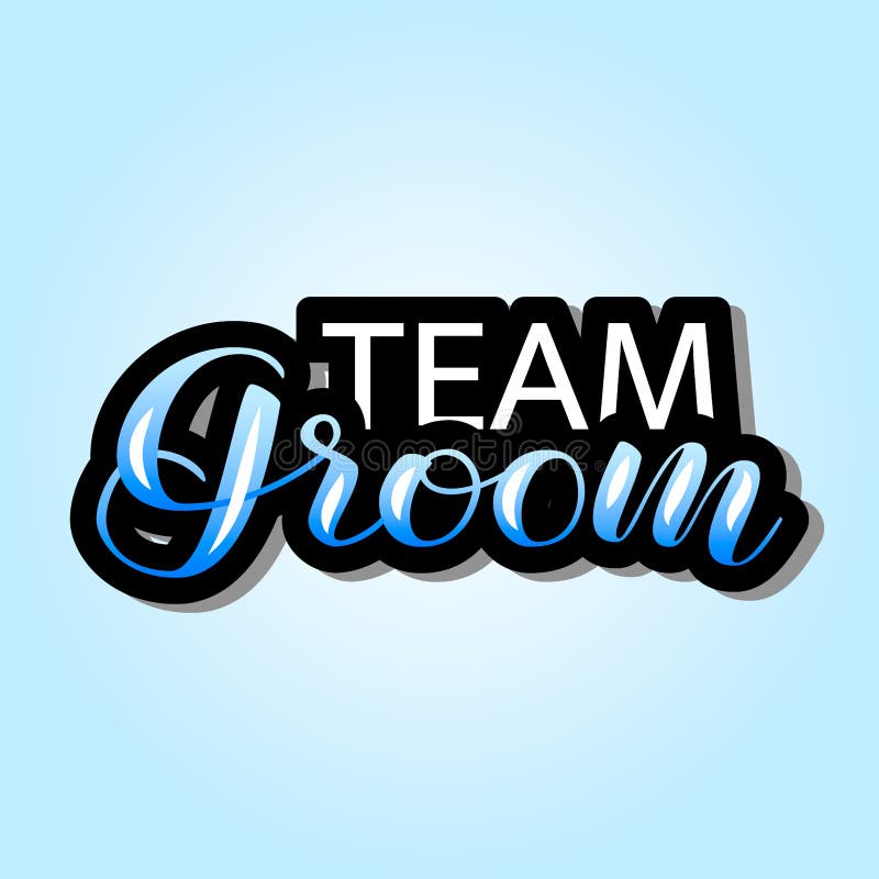 Team Groom con el bigote ilustración del vector. Ilustración de ...