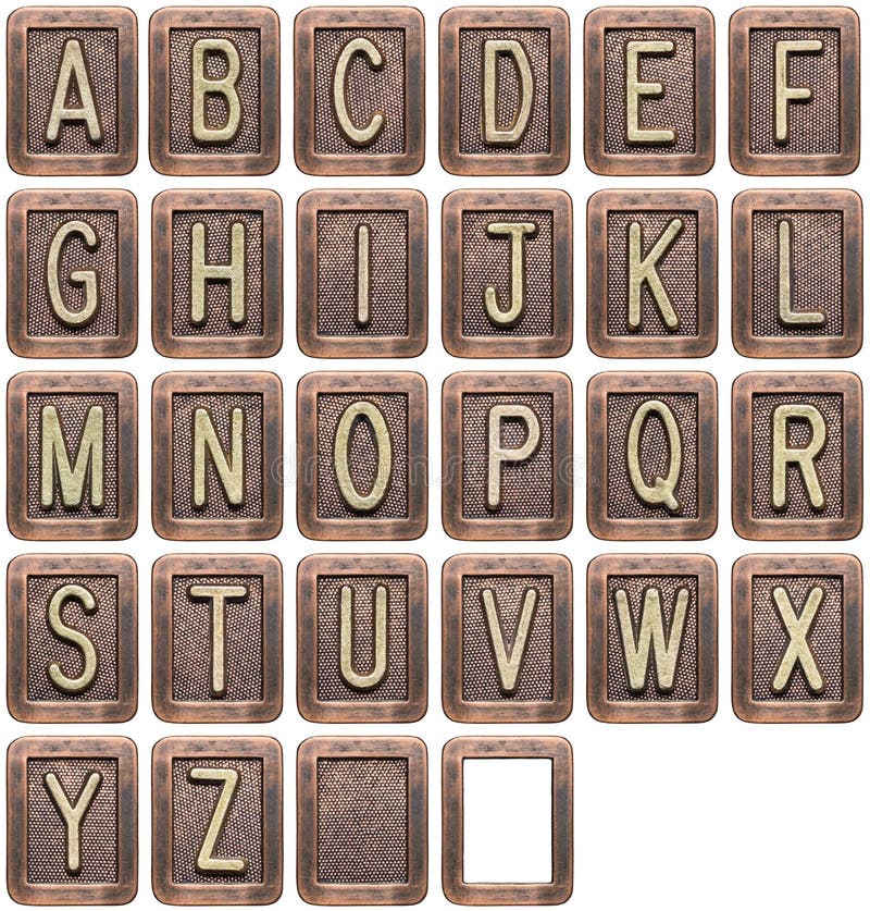 Letras del metal foto de archivo. Imagen de moho, hierro - 34315264