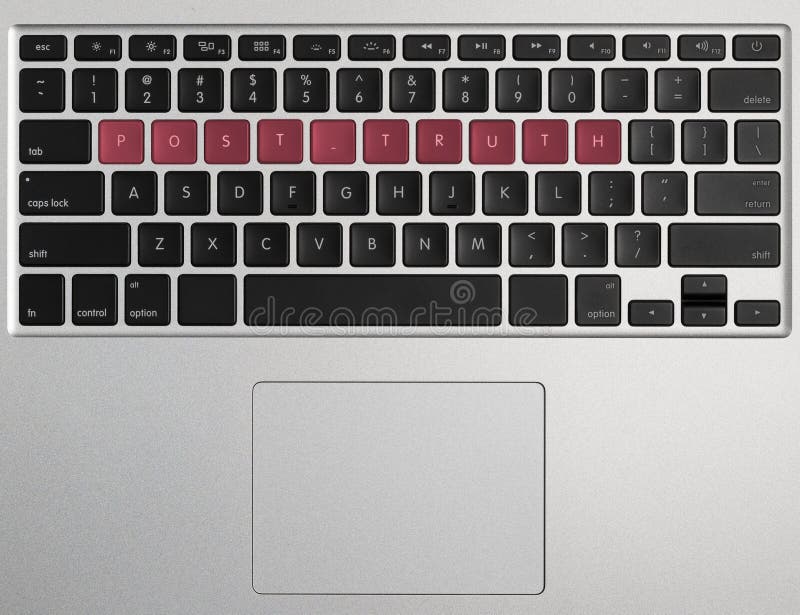 Letras Del Teclado Que Deletrean Verdad De Los Posts Foto de archivo ...