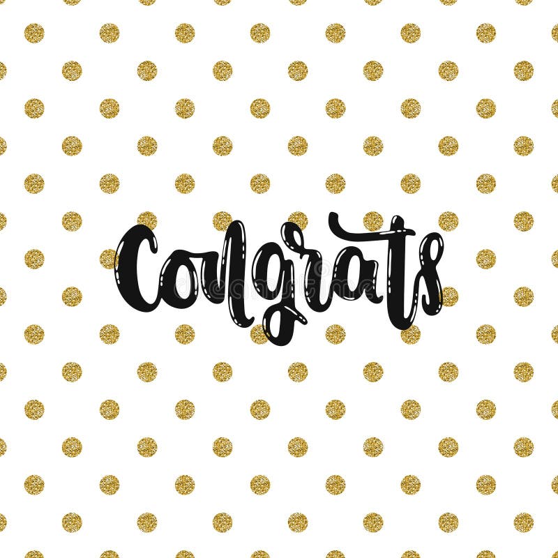 Letras Del Vector De Congrats Ilustración del Vector - Ilustración de ...