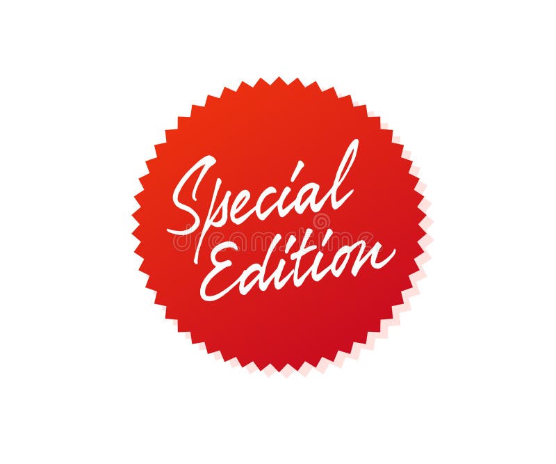 Letras Del Vector De La Edición Especial Ilustración del Vector ...