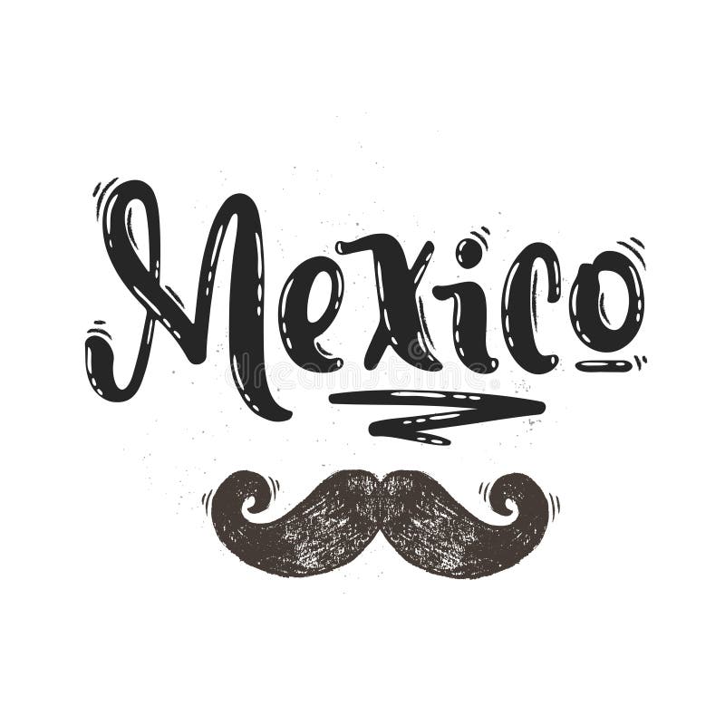 Letras Del Vector De México Ilustración del Vector - Ilustración de ...