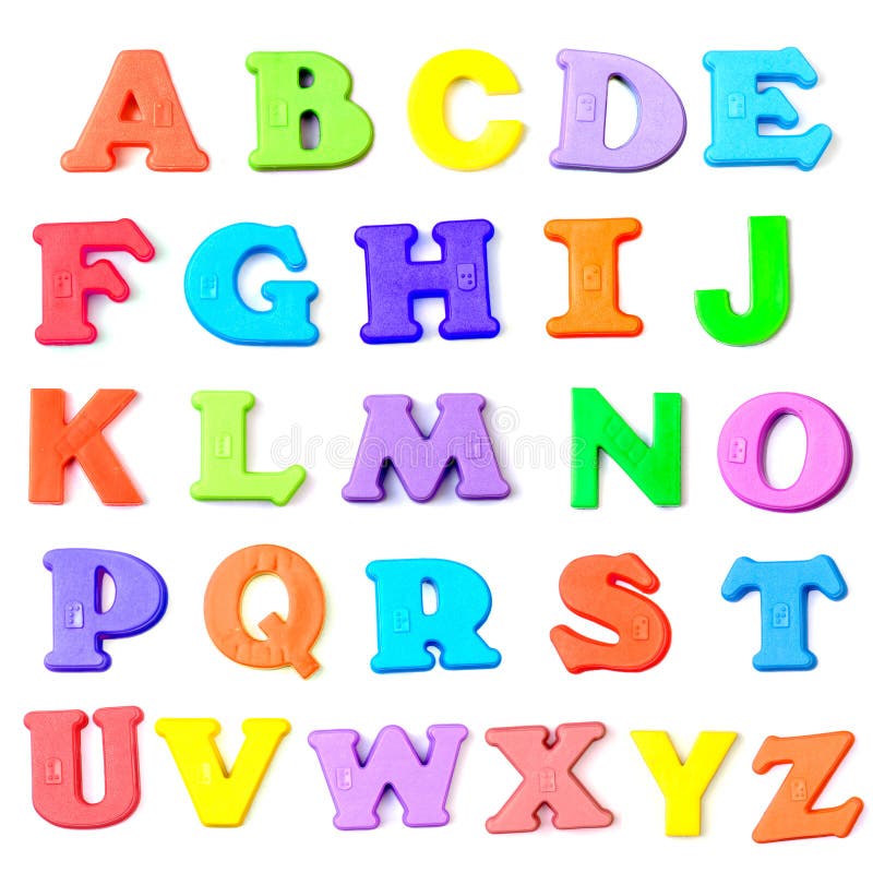 Letras Coloridas Do Alfabeto Ilustração Stock - Ilustração de letras ...