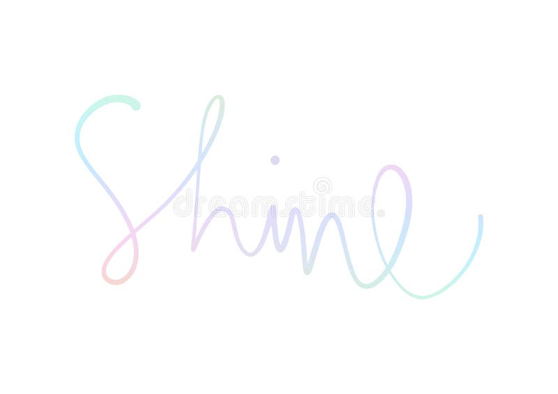 Letras en colores pastel ilustración del vector. Ilustración de mano ...