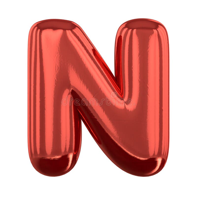 Letras Del Alfabeto Inflables. 3D Stock de ilustración - Ilustración de ...