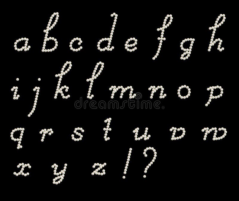 Letras latin Cursive ilustração stock. Ilustração de caro - 12220298