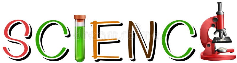 Letras Que Forman La Ciencia De La Palabra Ilustración del Vector ...