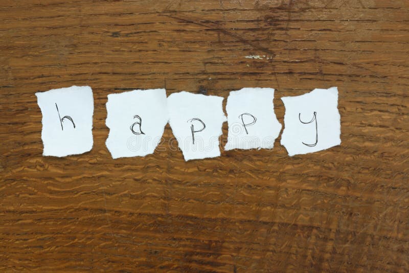 Letras Rasgadas Contra El Fondo De Madera Foto de archivo - Imagen de ...