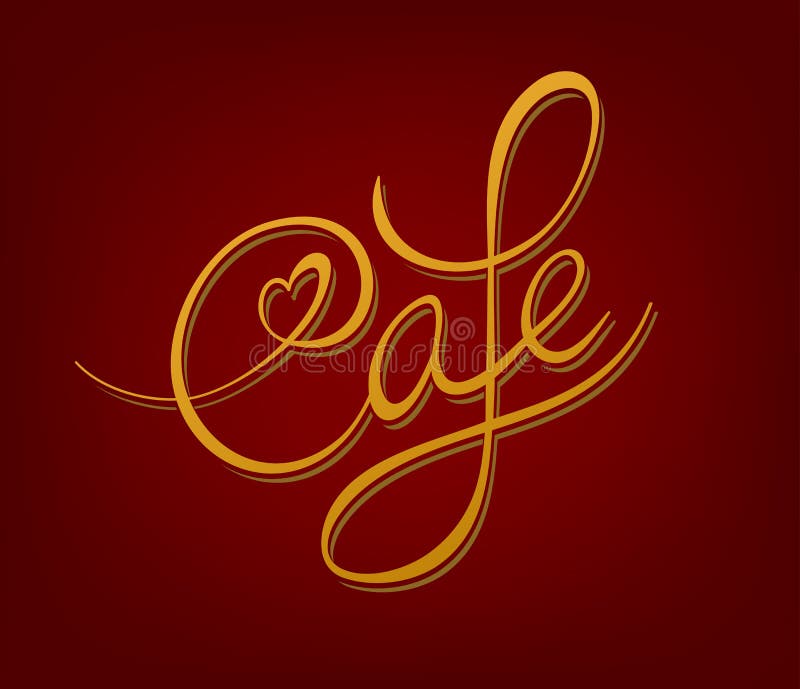 Letrero del café stock de ilustración. Ilustración de etiqueta - 32264881