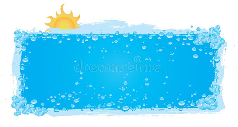 Letrero Del Tema Del Verano Ilustración del Vector - Ilustración de ...