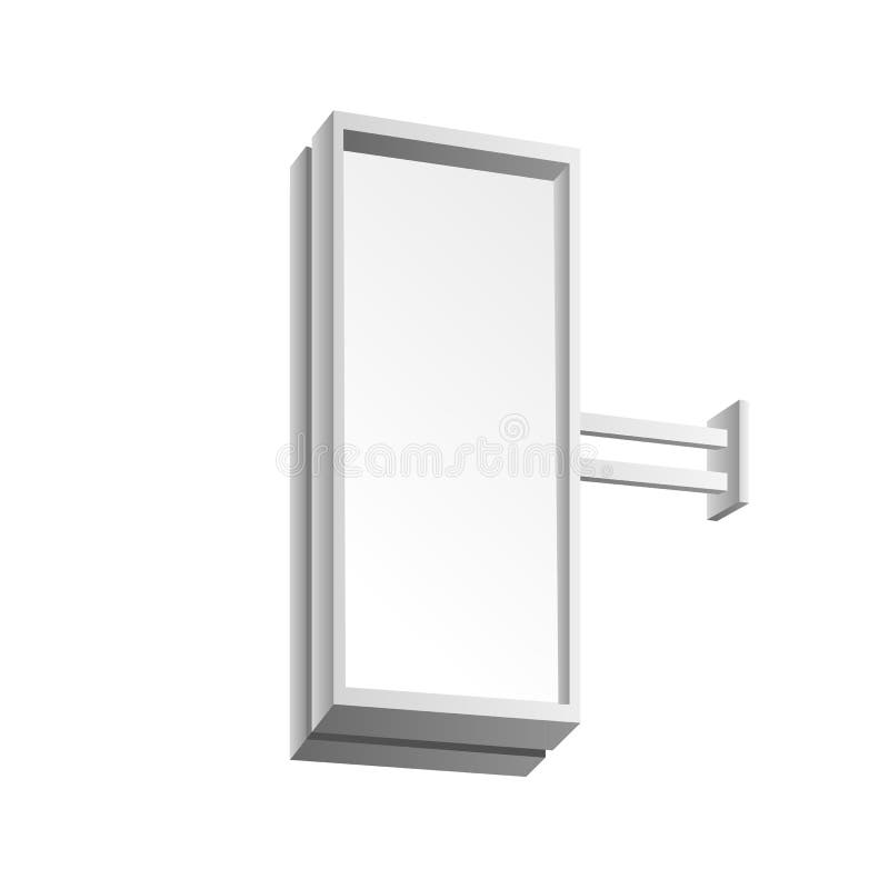 Letrero En Blanco Del Vector Ilustración del Vector - Ilustración de ...