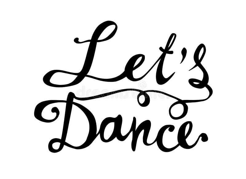 Dance Word Of Colorful Triangular Letters Stock Vector Illustration