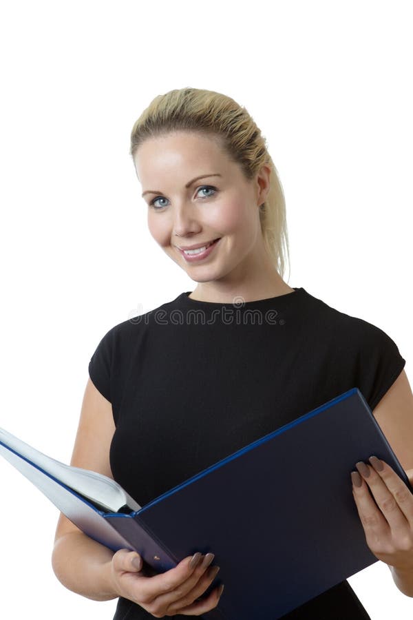 Lets do some work stock image. Image of attractive, businesswoman ...